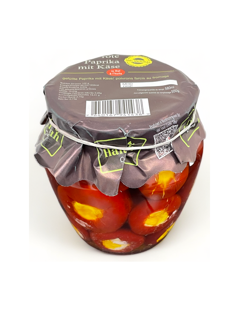 Hannah Paprika mit Käse, rot 6*580g
